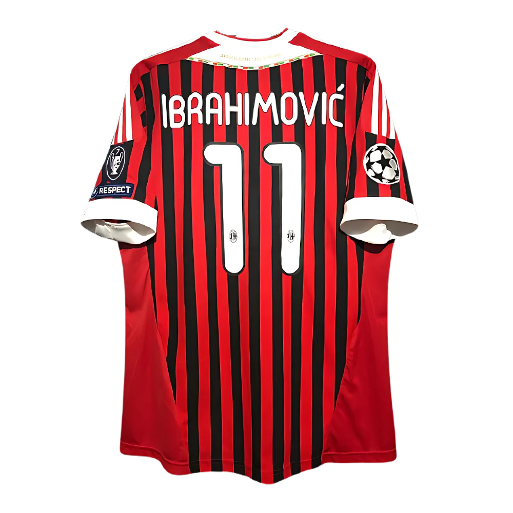 RETRO AC MILAN 'IBRAHIMOVIC 11' LEGENDS HOME SHIRT 2011/12